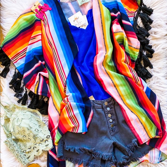 Tops | Serape Kimono | Poshmark